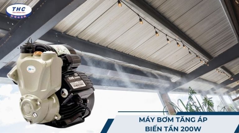 Máy bơm tăng áp biến tần 200W: Công dụng, thông số và sử dụng